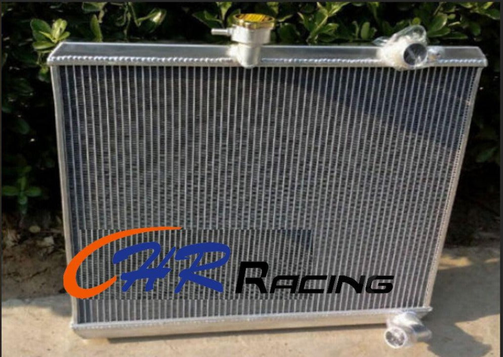 Aluminum radiator for Jaguar S2 E-TYPE 4.2L 1968 1969 1970 Manual ...