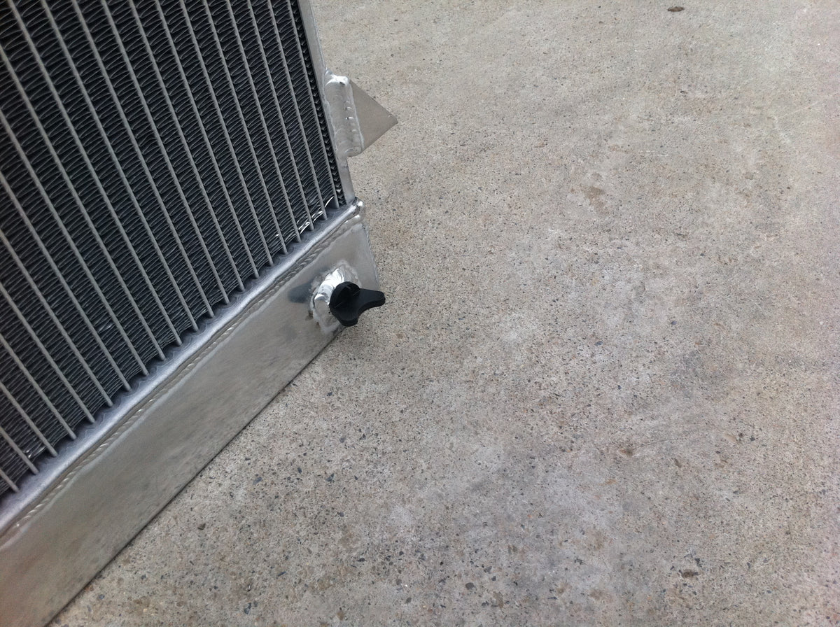 64mm 3 ROW ALUMINUM ALLOY RADIATOR + FAN TRIUMPH TR2/TR3/TR3A/TR3B MT ...