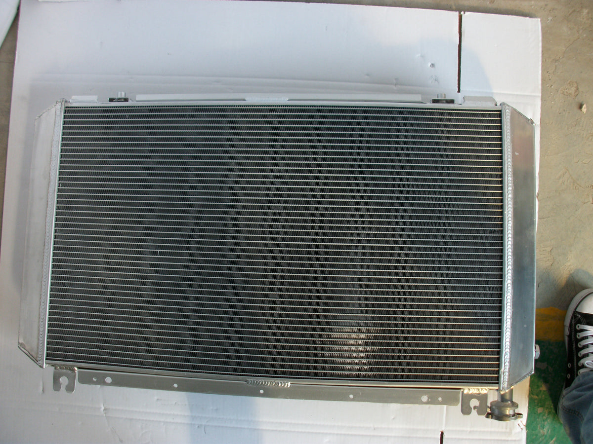 3ROW Aluminum Radiator +FANS FOR Nissan GQ PATROL Y60 4.2L Petrol TB42 ...