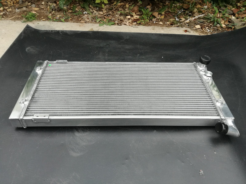 Aluminum radiator + Fan *2 for VW Golf 2 & Corrado VR6 Turbo Manual ...
